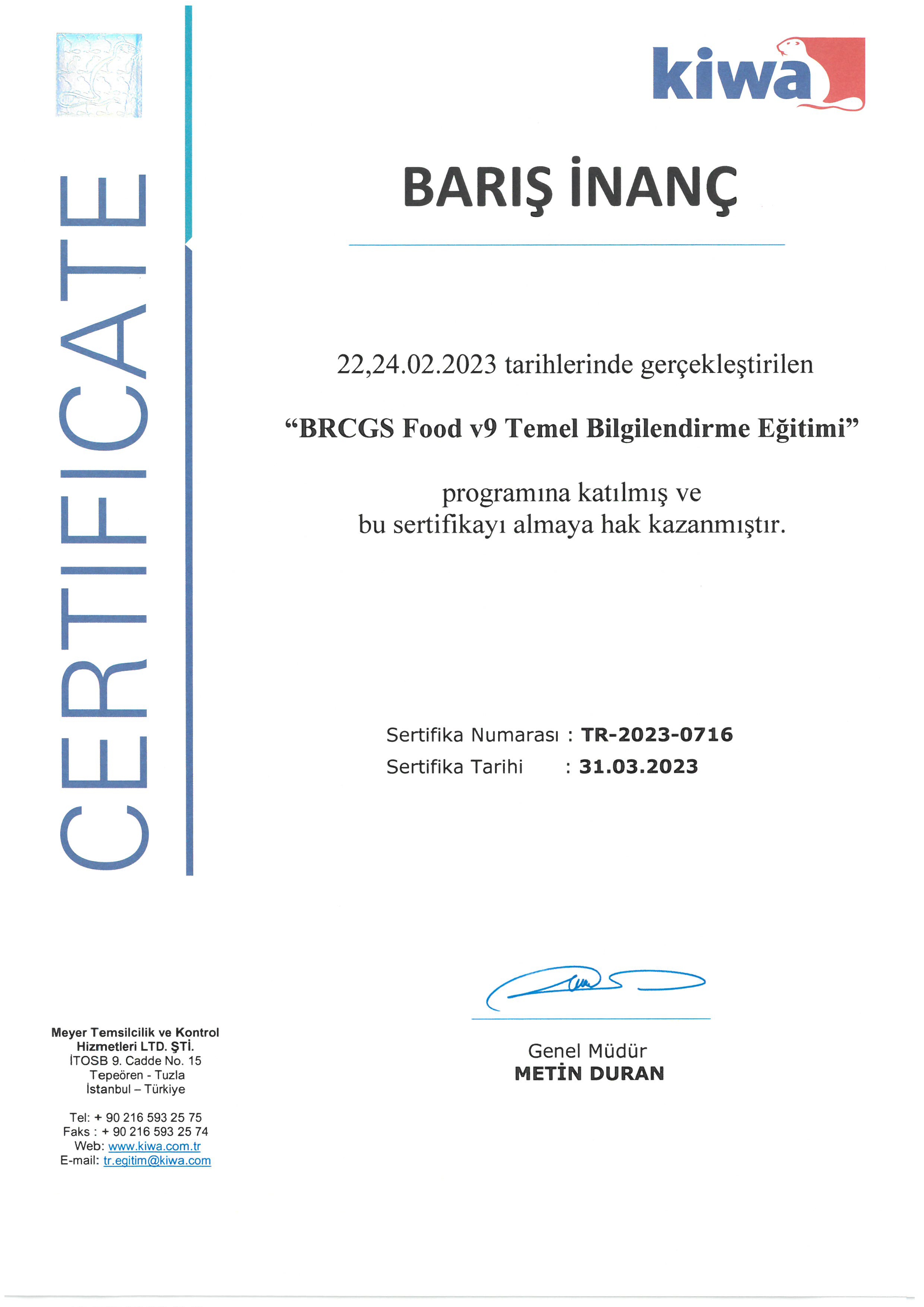 Baris İnanc - Saneks A.S. - Sanex Inc. | LinkedIn